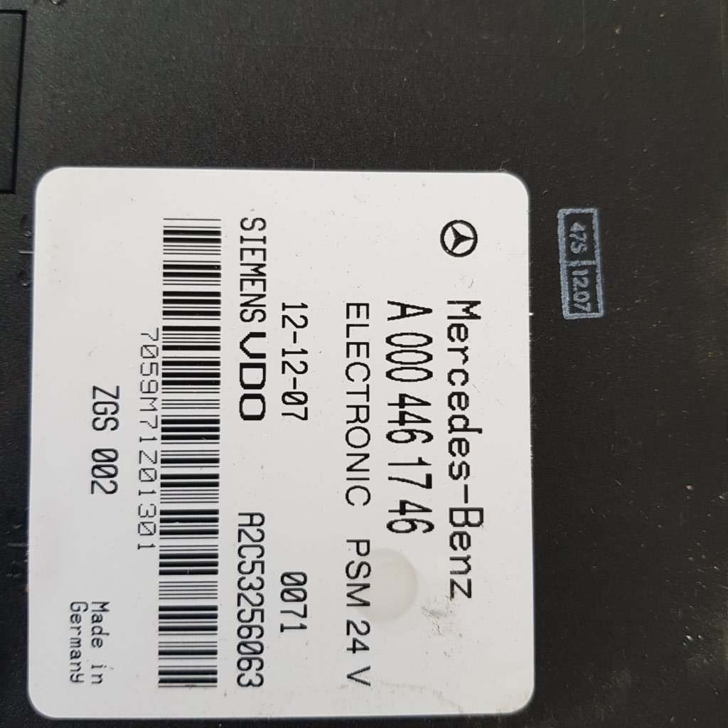 CONTROL UNIT PSM MB2 ACTROS – Gergolas Truck Service & Spare Parts